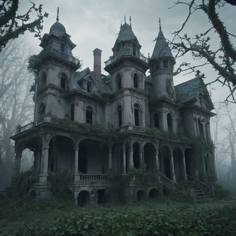 Corwin House lies forgotten in the mist 🌑🌫️ - BeyondVisit